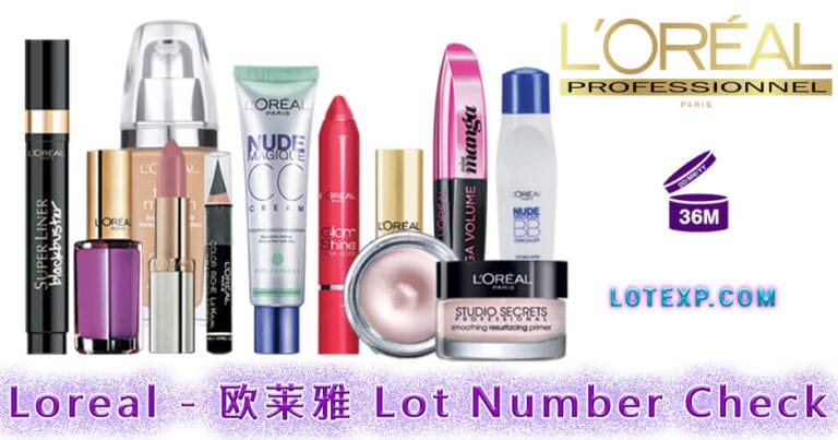 L'Oreal Batch Code Checker | Cosmetic calculator - Batch code checker