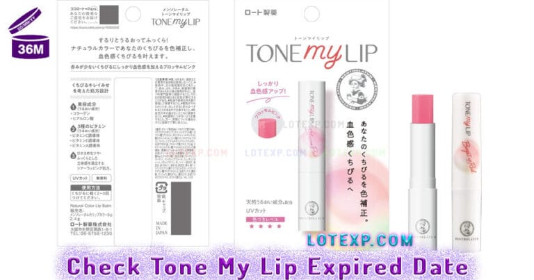 How To Find Tone My Lip Manufacture Date | Cosmetic calculator - Batch ...
