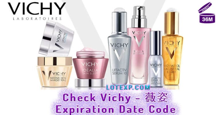 Vichy Batch Code | Cosmetic calculator - Batch code checker