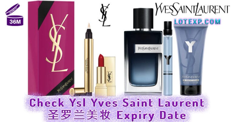 Ysl Batch Code Checker | Cosmetic calculator - Batch code checker