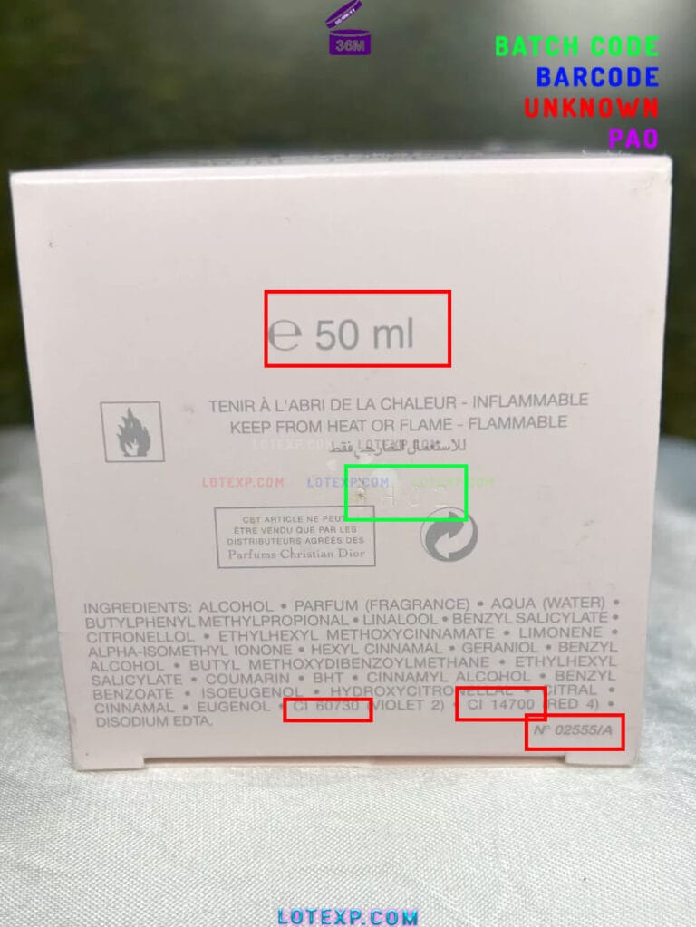 Christian Dior Expiry Date Check | Cosmetic calculator - Batch code checker