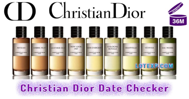 Christian Dior Expiry Date Check | Cosmetic calculator - Batch code checker