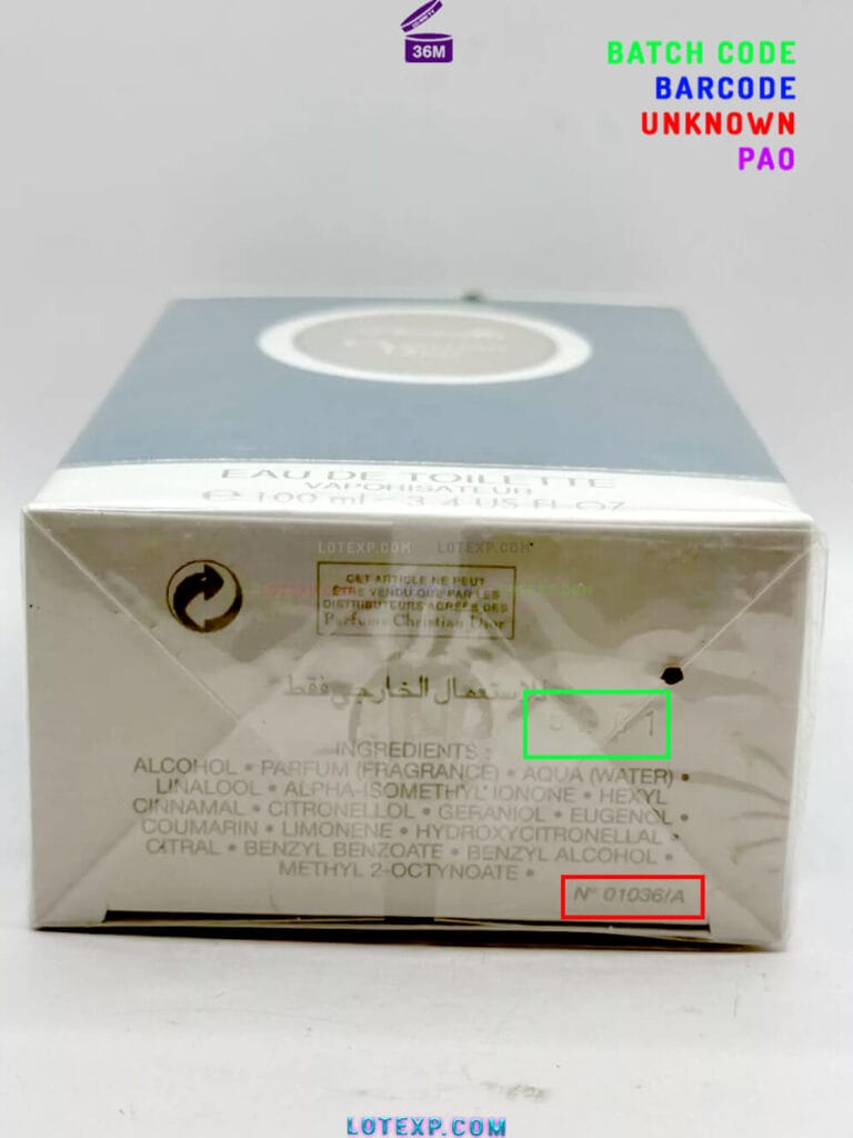Christian Dior Expiry Date Check | Cosmetic calculator - Batch code checker