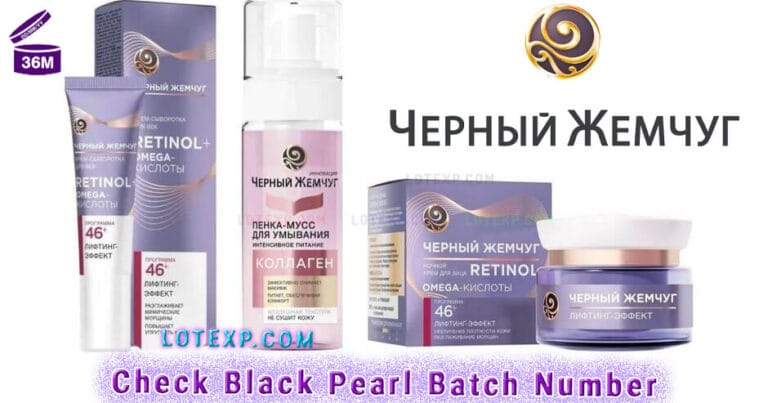 Check Black Pearl Expiry Date | Cosmetic calculator - Batch code checker