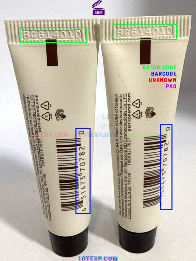 Perricone Md Batch Code | Cosmetic calculator - Batch code checker