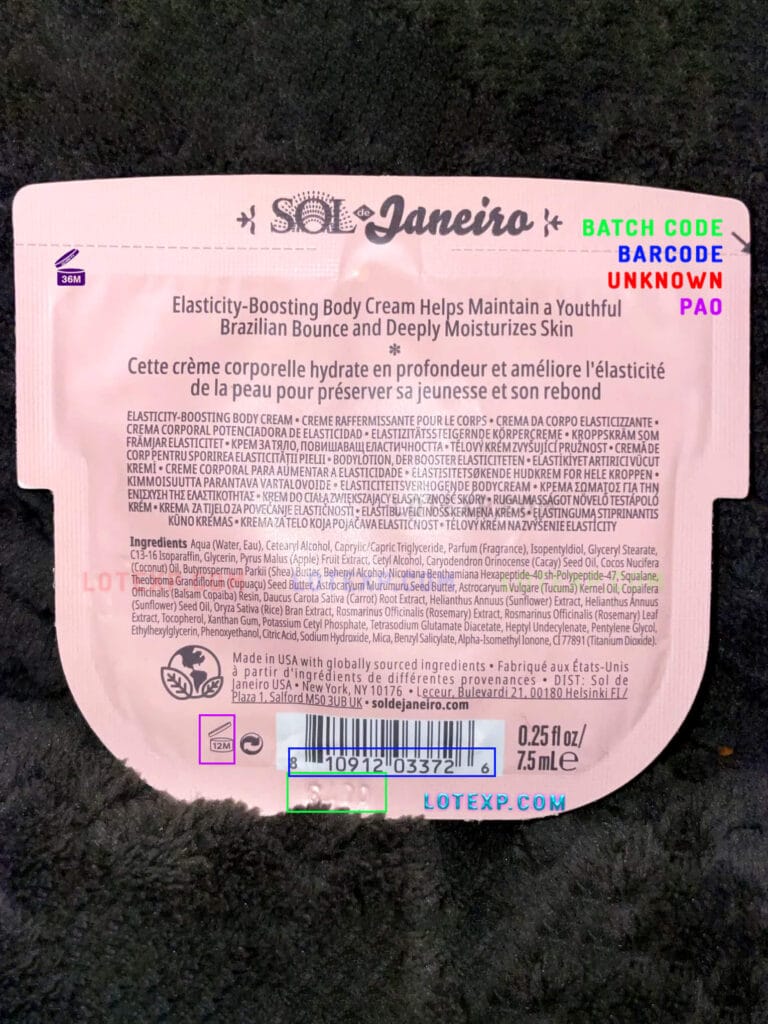 Sol De Janeiro Batch Code | Cosmetic calculator - Batch code checker