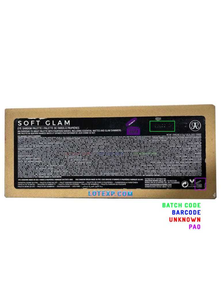 Anastasia Beverly Hills Batch Code | Cosmetic calculator - Batch code ...