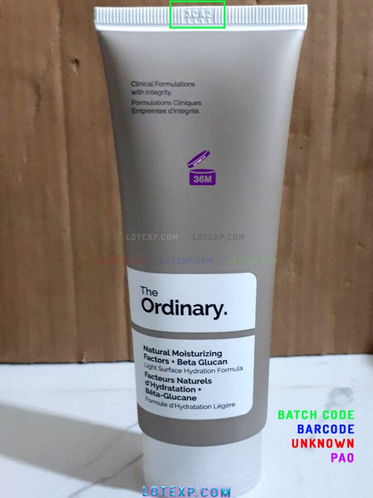 The Ordinary Batch Code Checker | Cosmetic calculator - Batch code checker