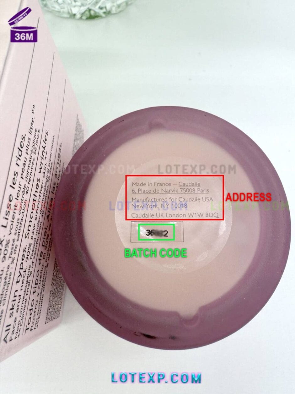 Caudalie Batch Code | Cosmetic calculator - Batch code checker