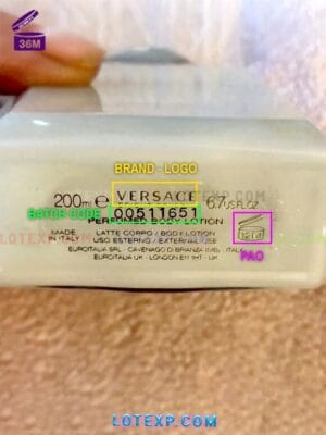 Check Versace Expired Date | Cosmetic calculator - Batch code checker
