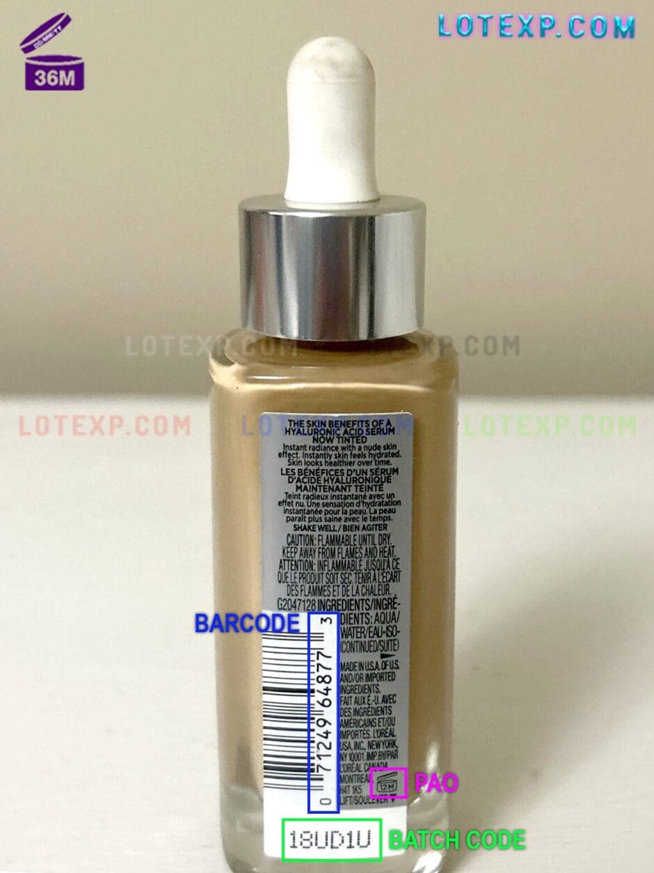 L'Oreal Batch Code Checker | Cosmetic calculator - Batch code checker