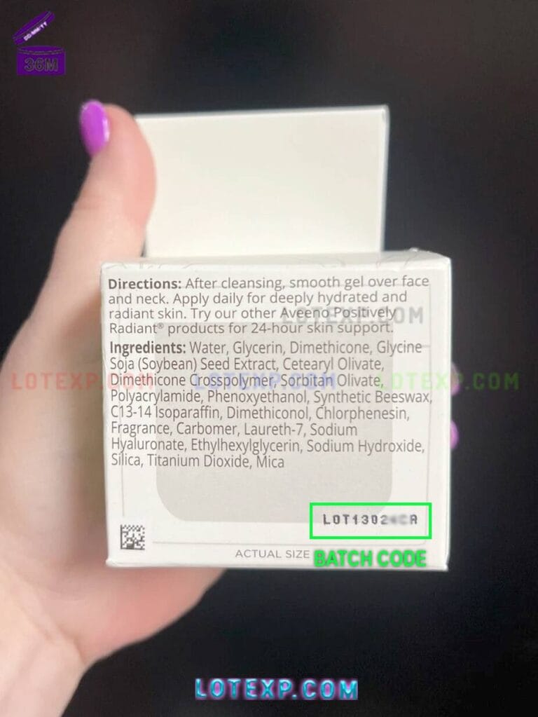 Aveeno Batch Code Checker | Cosmetic calculator - Batch code checker